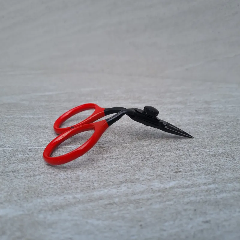 Dr.Slick BLACK WIDOW BENT SHAFT Adjustable Tension RAZOR SCISSORS with ...