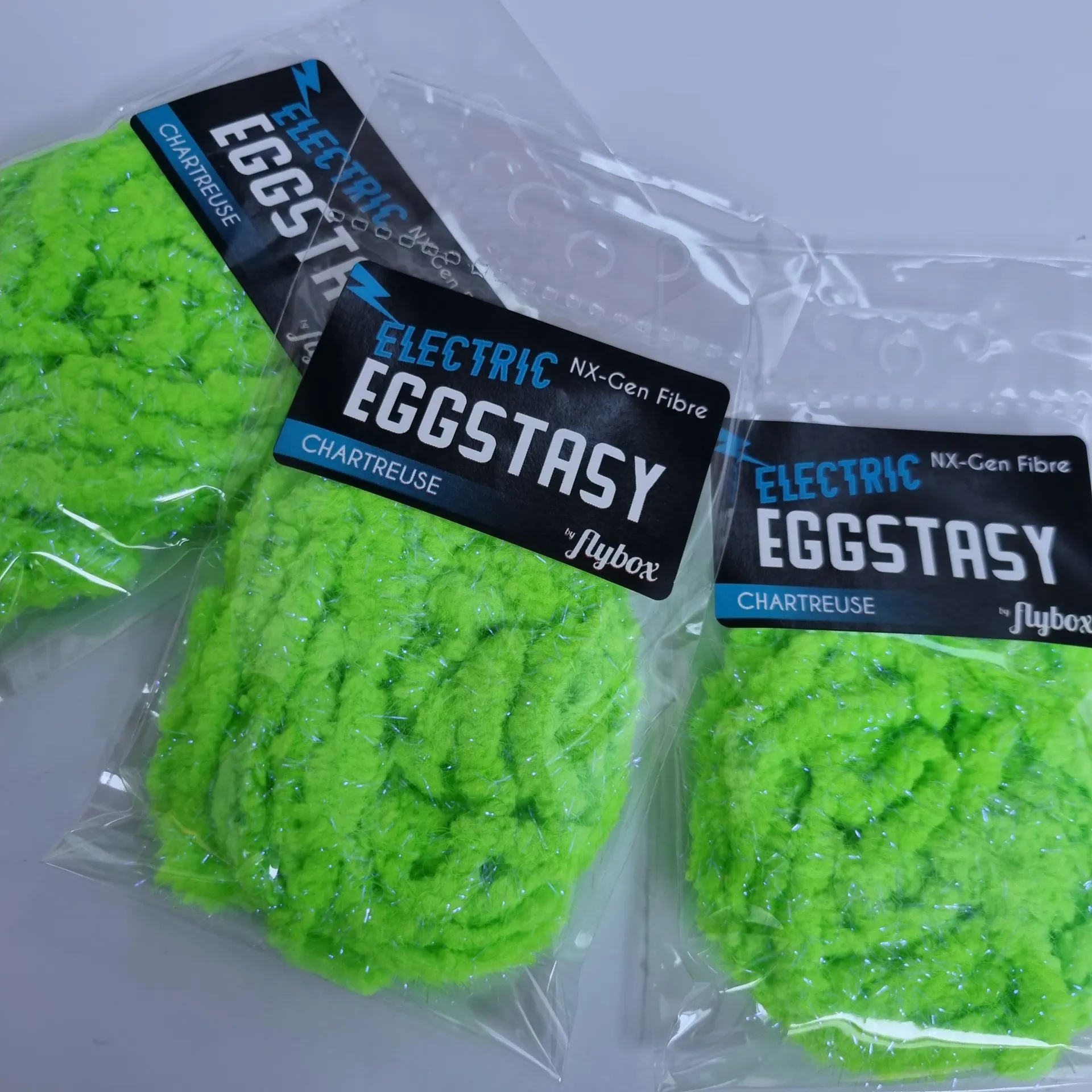 Flybox ELECTRIC EGGSTASY in Chartreuse