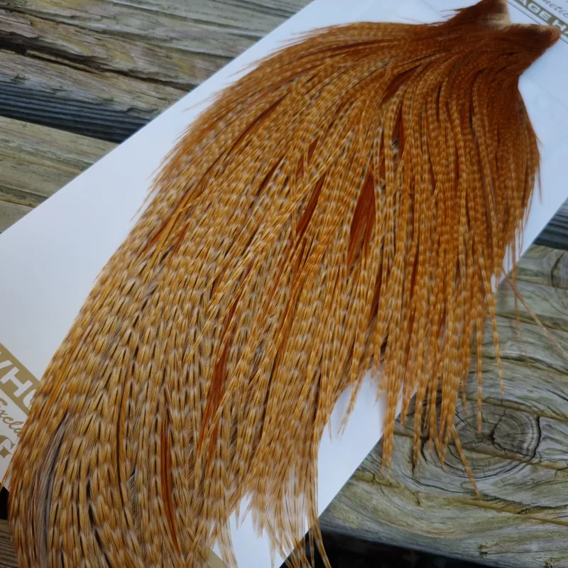 Whiting Heritage Hackles Rooster Cape in Mixed Colours R Barred Medium ...