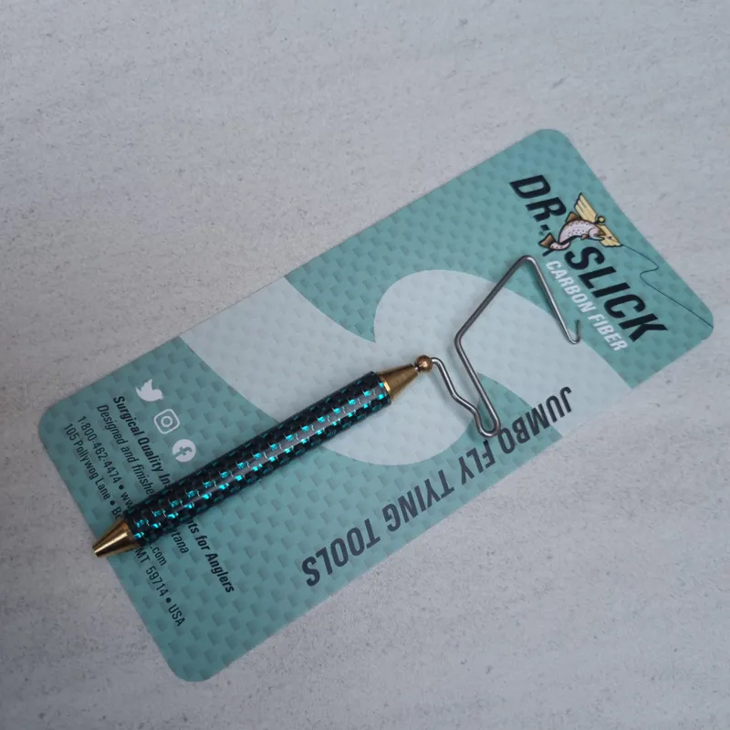 Dr.Slick JUMBO Carbon Fiber Handle Whip Finisher with Half Hitch Tool