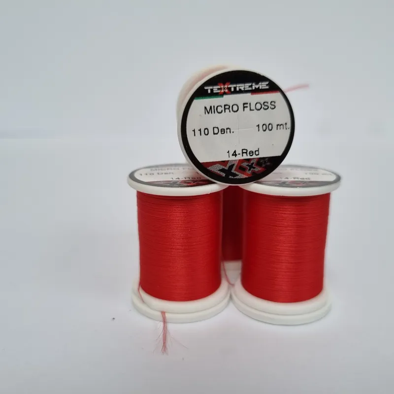 TEXTREME Micro Floss 110 Den in 14-Red