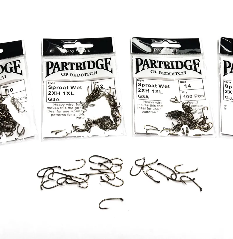 Partridge PRO-100 G3A Sproat Wet Barbed Hook